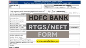 HDFC Bank RTGS Form (2024) | 🌱💰 Cash Planter: 💸🪴 The Ultimate Guide to ...